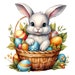 Easter Clipart, Easter Bunny Clipart, PNG for Printing, Childrens and ...