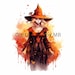 Halloween Clipart, Designer PNG Bundle, Witch Clipart for Halloween ...