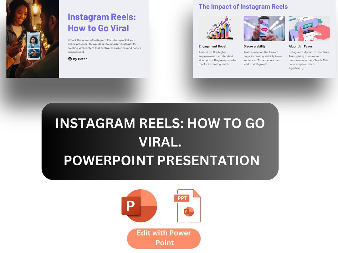 Instagram Reels: Go Viral | Powerpoint Guide to Engagement Strategies ...