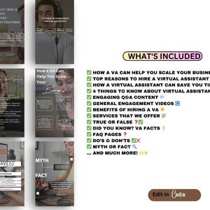 25 Virtual Assistant Instagram Reels Templates | Virtual Assistant ...