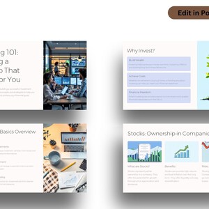 Investing 101 Powerpoint | Create a Portfolio for Financial Success ...