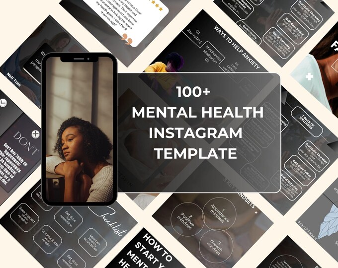 Therapist Instagram Templates, Psychologist Social Media, Mental Health ...