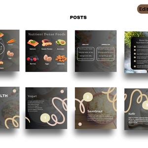 100 Nutrition Coach Wellness Coach Instagram Posts Food and Nutrition ...