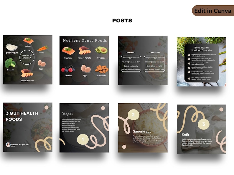 100 Nutrition Coach Wellness Coach Instagram Posts Food and Nutrition ...