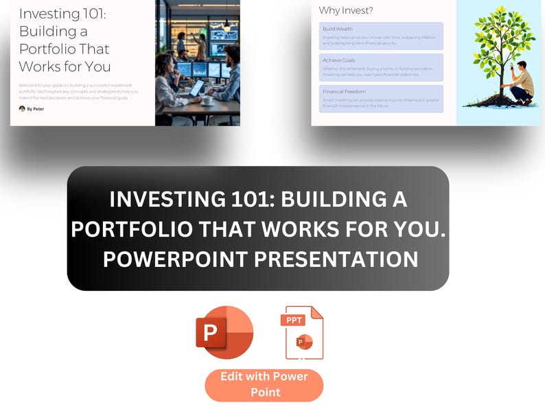 Investing 101 Powerpoint | Create a Portfolio for Financial Success ...