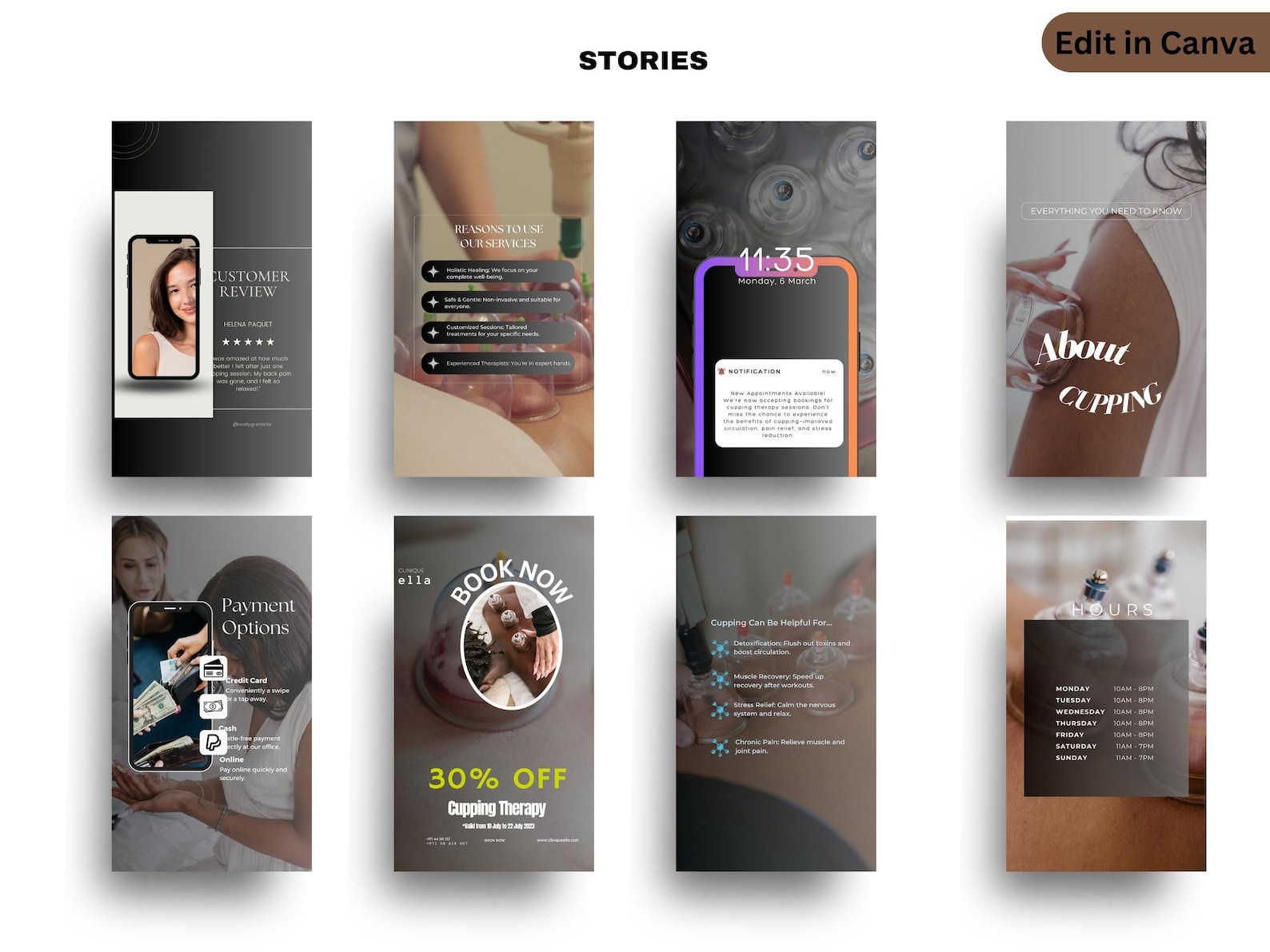 Cupping Therapy Social Media Post, Hijama Instagram Template, Cupping ...