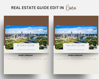 Real Estate Buyer and Seller Guide, Real Estate Marketing Template ...