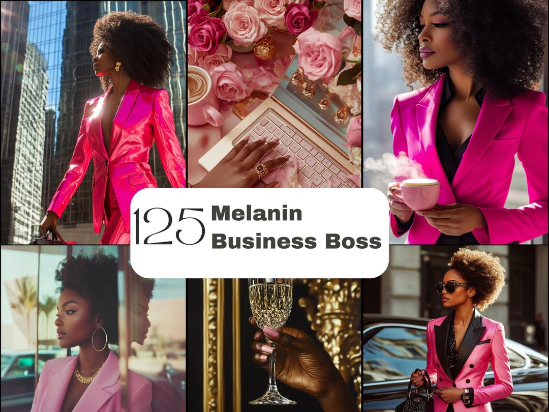 Melanin Business Boss Lady Stock Images ,faceless Digital Marketing ...