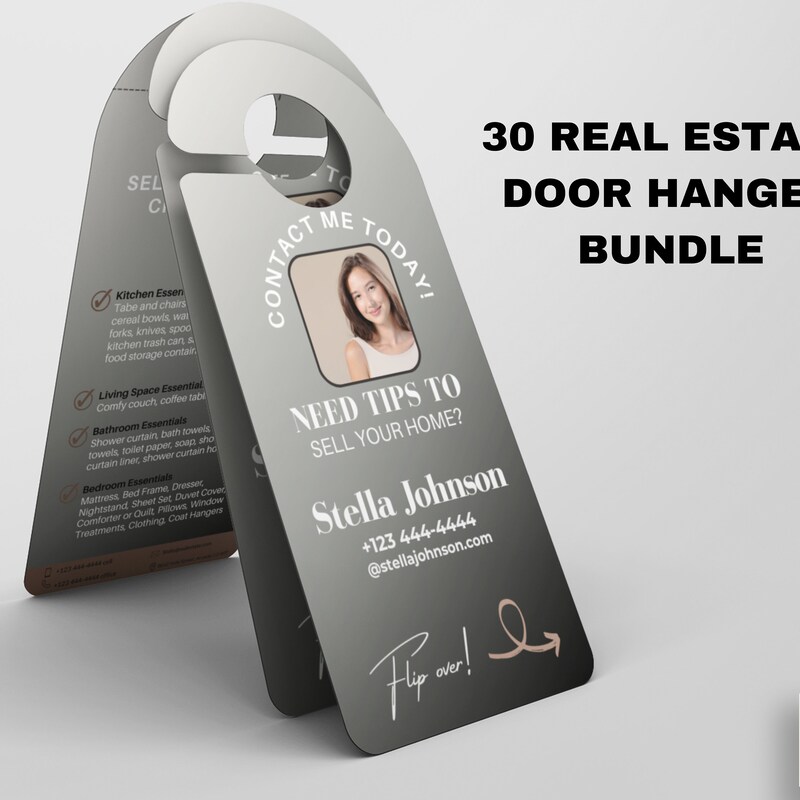 Realtor Door Hanger - Etsy