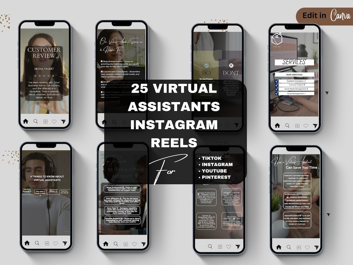 Virtual Assistant Instagram Reels Videos | Virtual Assistant Tiktok ...