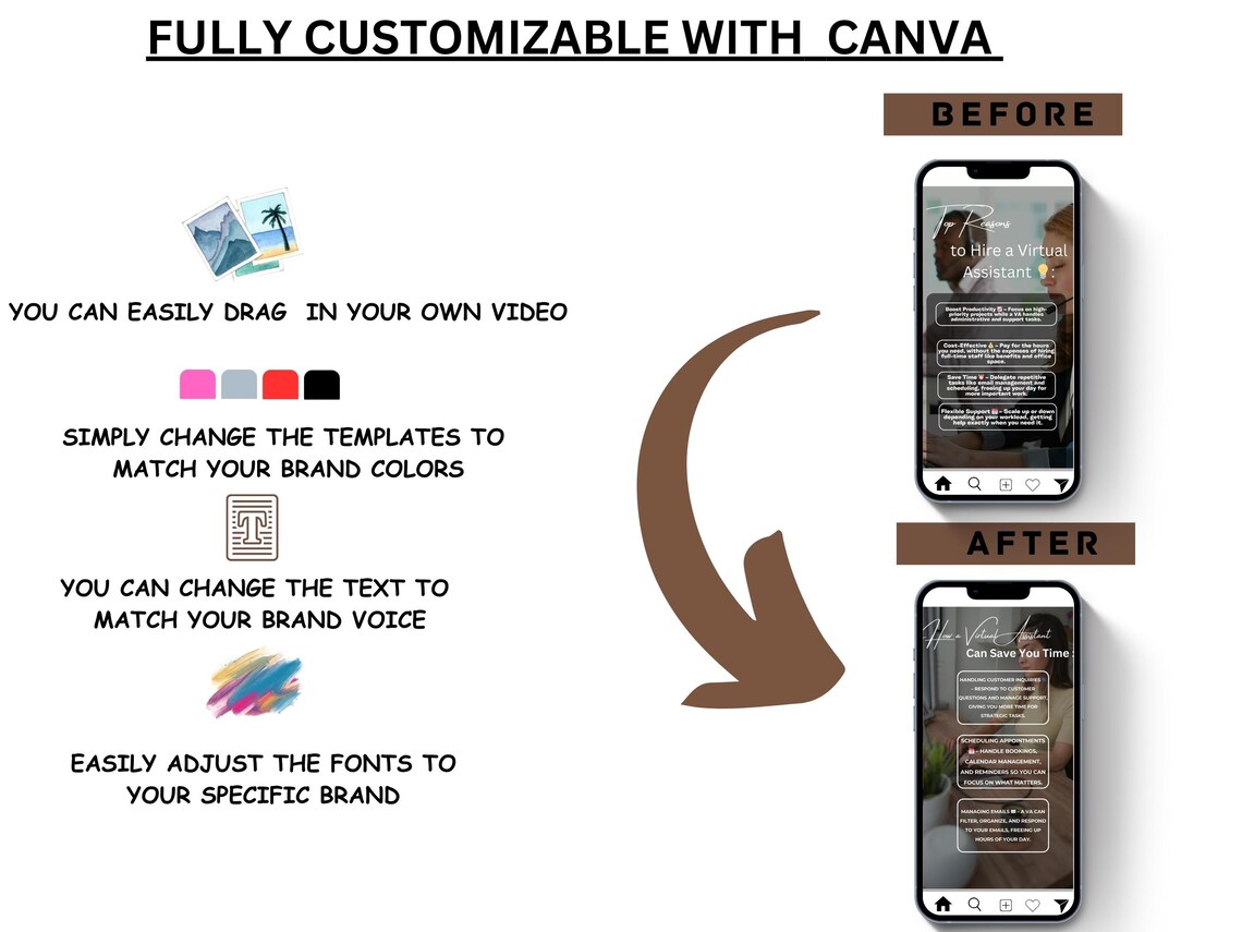 25 Virtual Assistant Instagram Reels Templates | Virtual Assistant ...