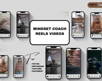 Mindset Coach Instagram Templates | Life Coach Templates | Mindset ...