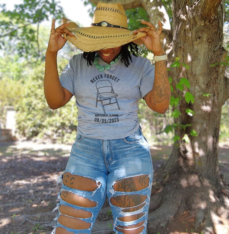 Never Forget Montgomery Alabama Chair Fight Shirt, Funny Meme Tee ...