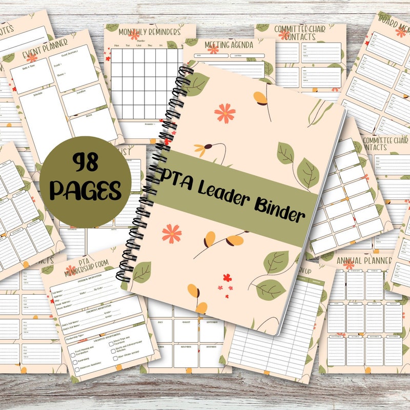 Pta President Binder - Etsy