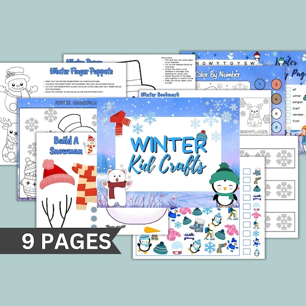 Paper Finger Puppets - Etsy