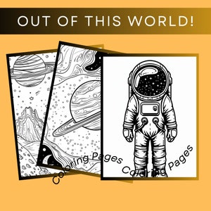 Printable Astronomy Space Coloring Book Pages/adult Coloring Pages/kids ...