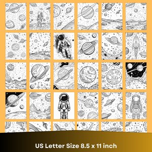 Printable Astronomy Space Coloring Book Pages/adult Coloring Pages/kids ...