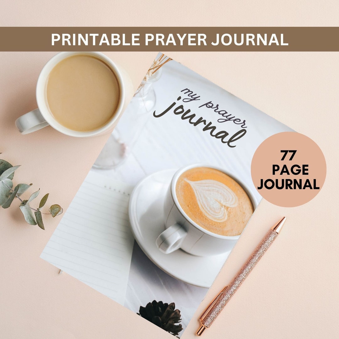 Printable Journal Bundle/canva Journal Template/77-page Prayer Journal ...