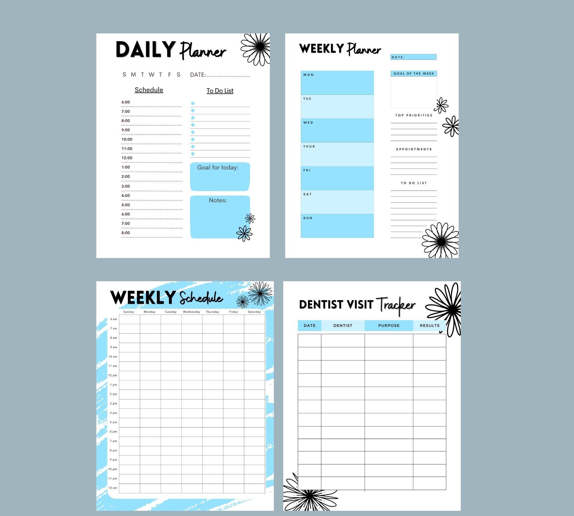 Printable Medical Planner/31-page Printable Family Medical Planner ...