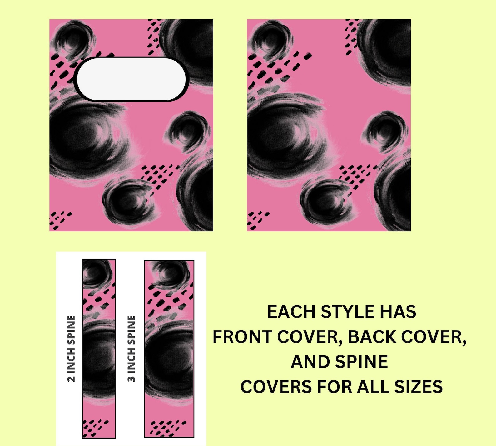 Printable Binder Covers Bundle/printable Pdf/instant Download Digital ...