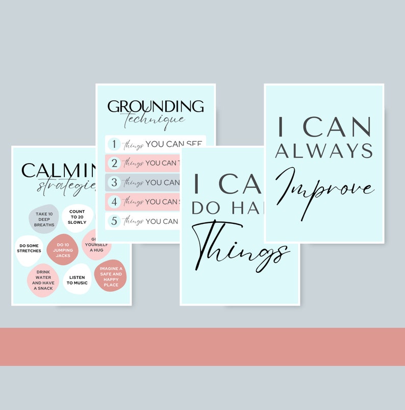 20 Printable Mental Health Posters/calming Posters for Groups ...