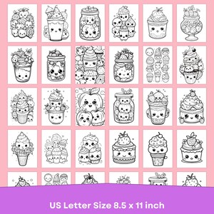 Printable Sweet Treats Coloring Books/little Boy Little Girl Coloring ...