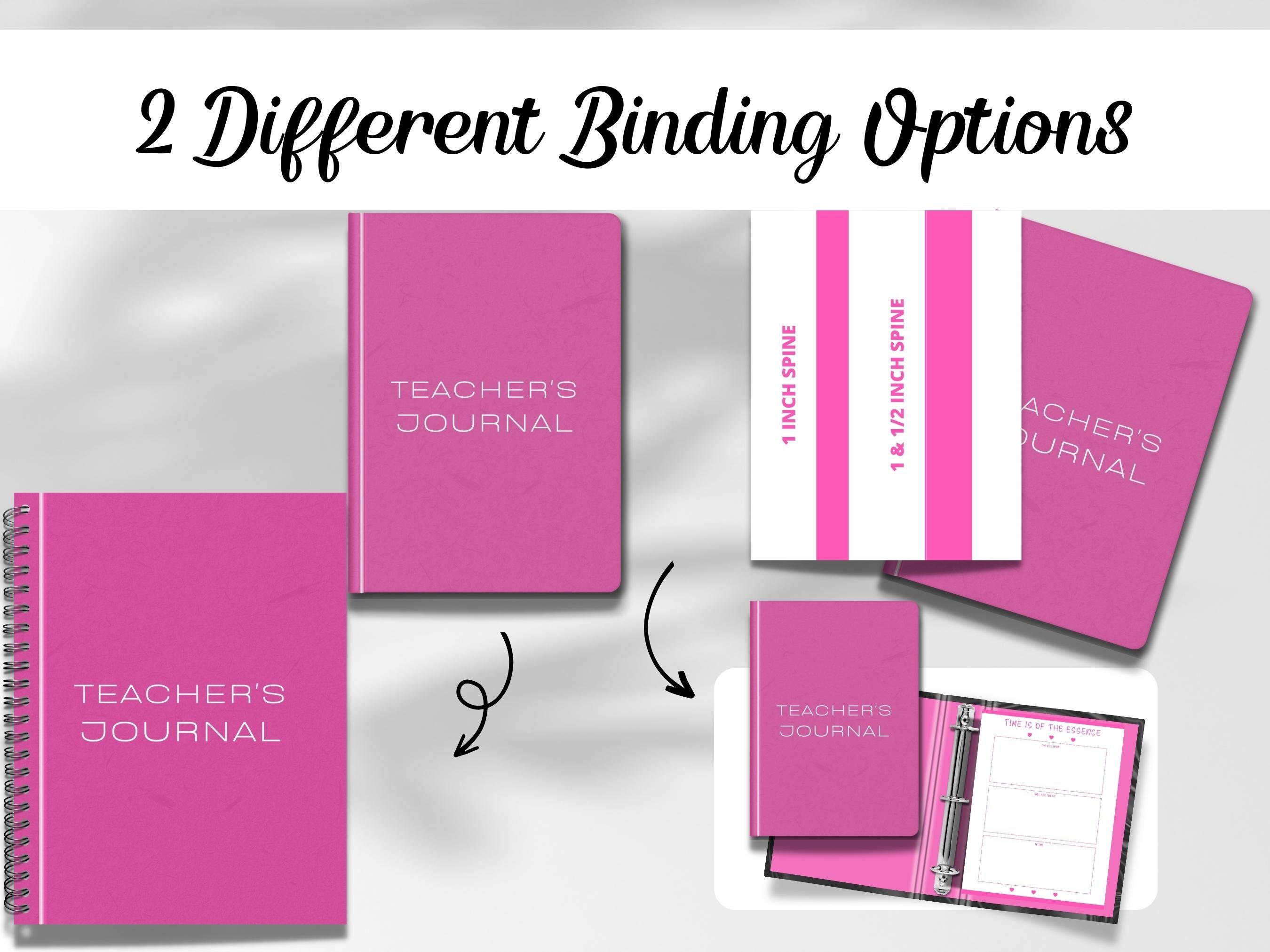 Teacher Journal Bundle Template/canva Planner Template/fully Editable ...