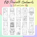Printable Kids Bookmarks/spring Bookmarks for Kids/kids Bookmarks Craft ...