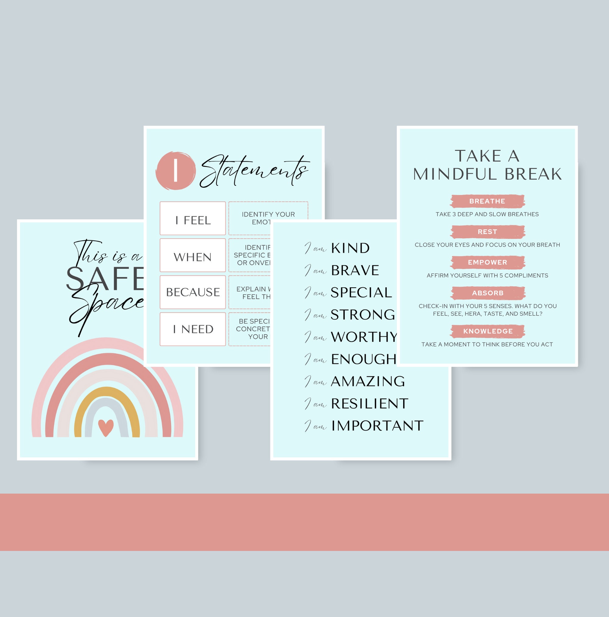 20 Printable Mental Health Posters/calming Posters for Groups ...