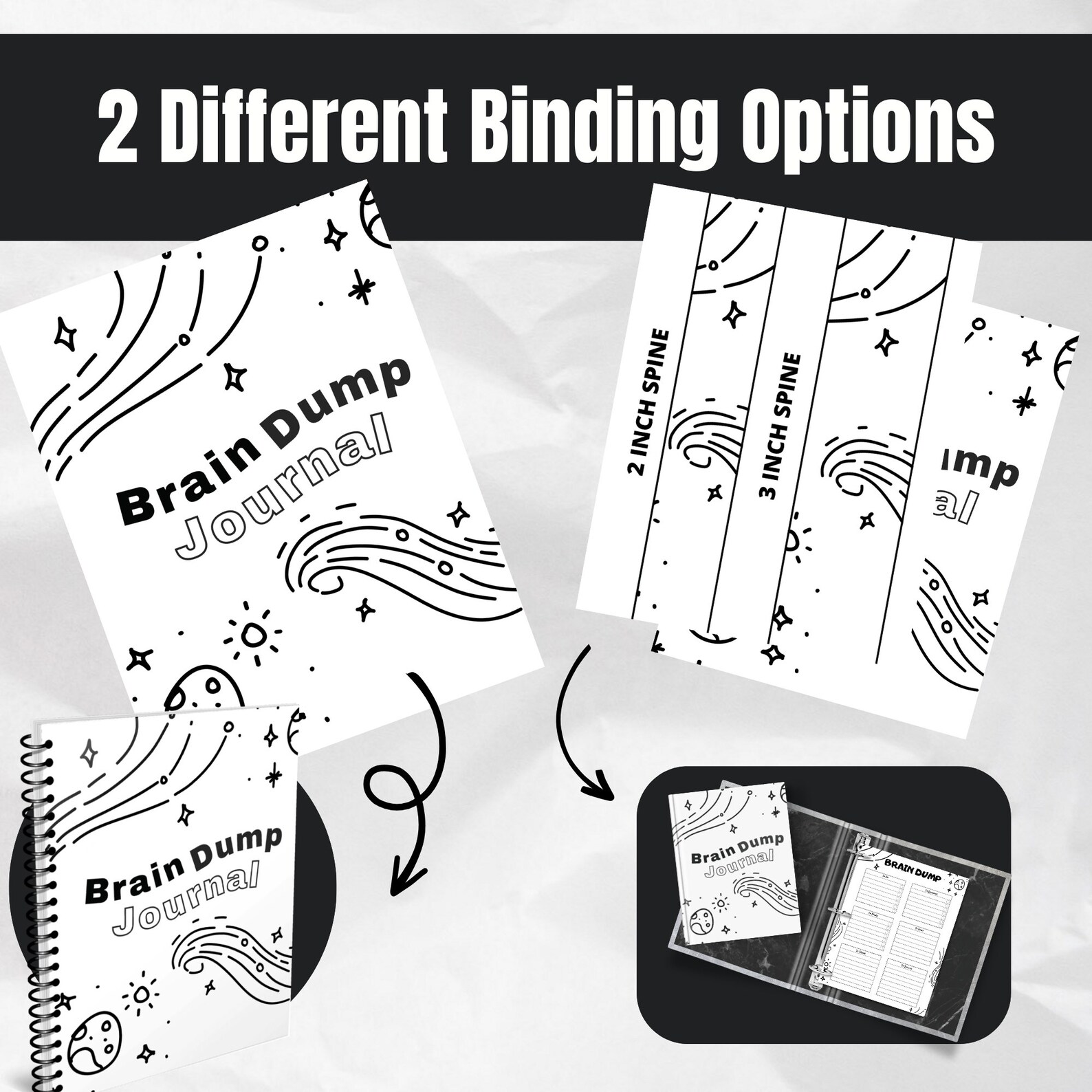 Printable Brain Dump Journal/67-page Journal/mental Health Journal ...