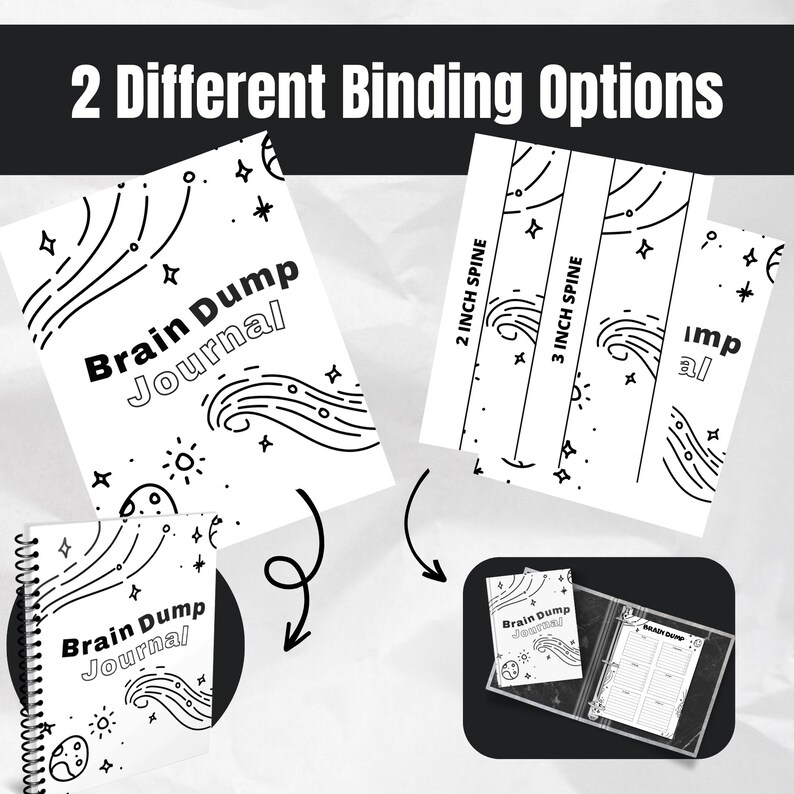 Printable Brain Dump Journal/67-page Journal/mental Health Journal ...