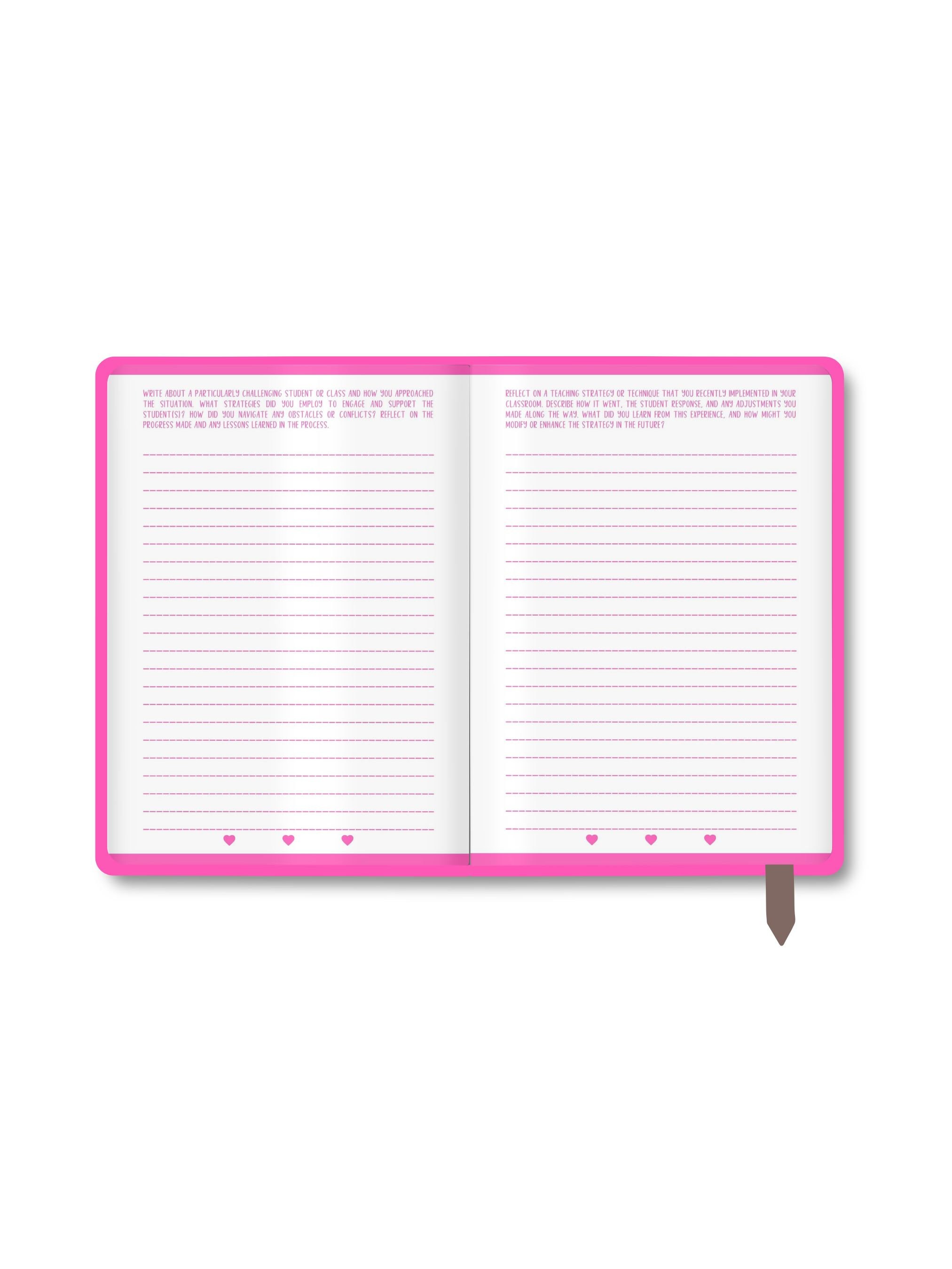 Teacher Journal Bundle Template/canva Planner Template/fully Editable ...