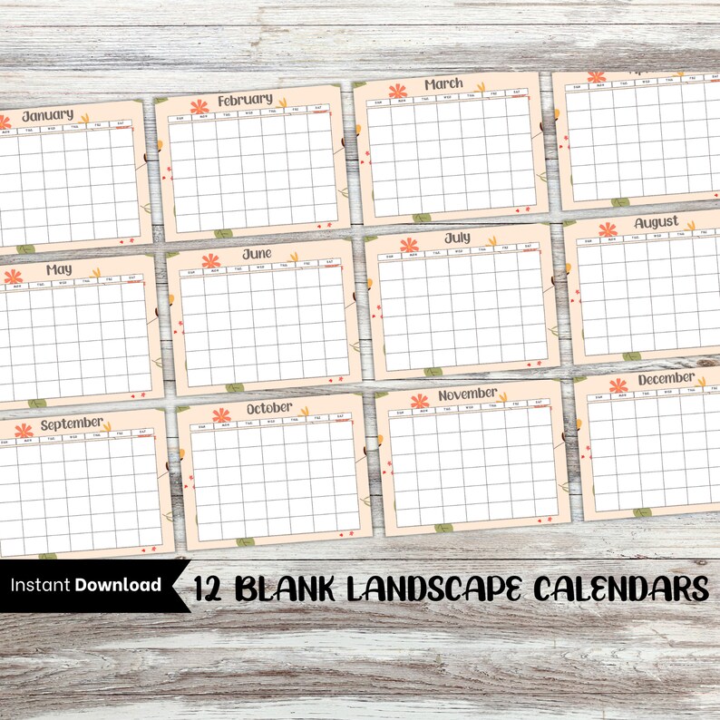 Editable Printable PTA Leader Planner/98-page Botanical Planner ...