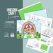 Unicorn Kid's Craft Activity/printable Pdf/kids Unicorn Diorama/instant ...