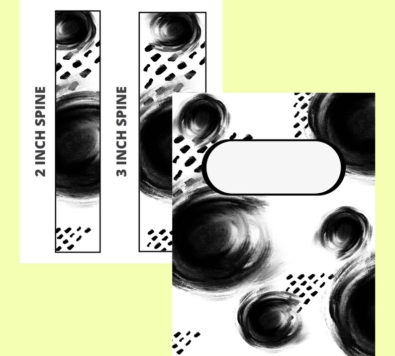 Printable Binder Covers Bundle/printable Pdf/instant Download Digital ...