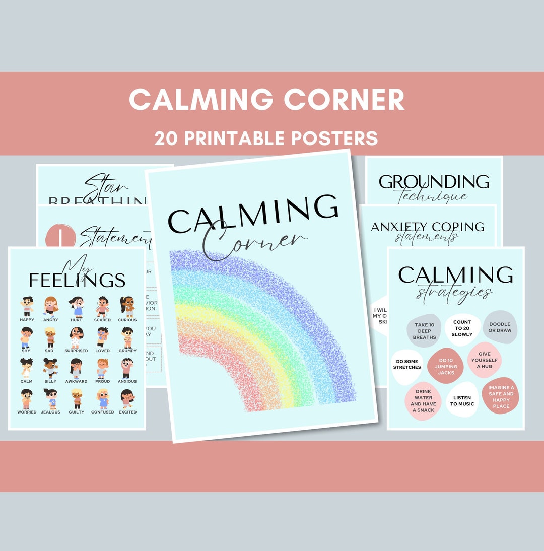 20 Printable Mental Health Posters/calming Posters for Groups ...