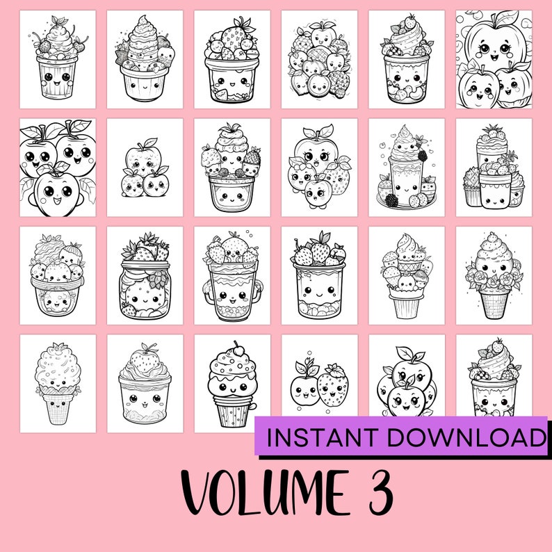 Printable Sweet Treats Coloring Books/little Boy Little Girl Coloring ...