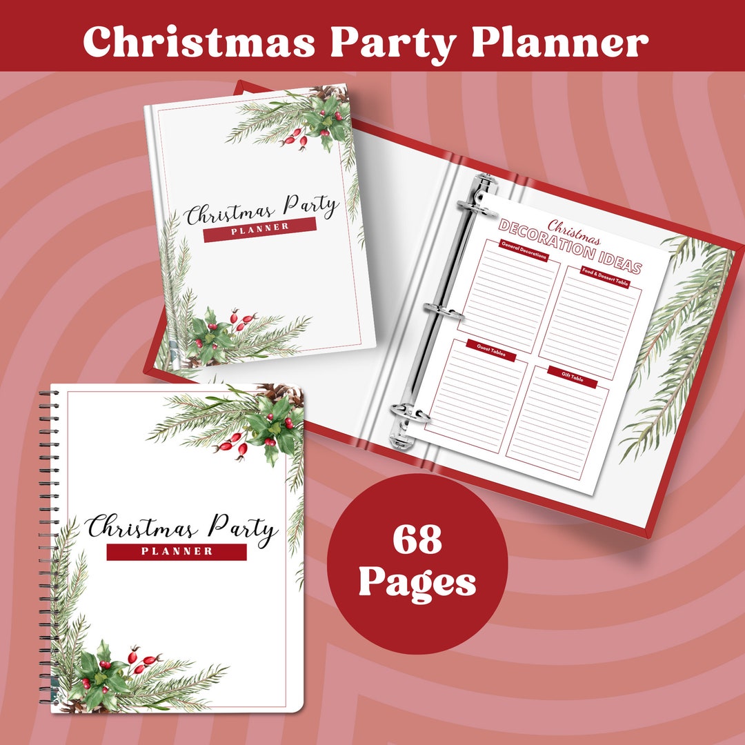 Printable Christmas Party Planner,20-page Holiday Party Planner ...