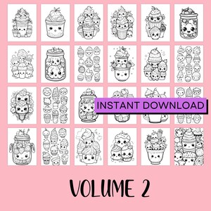 Printable Sweet Treats Coloring Books/little Boy Little Girl Coloring ...