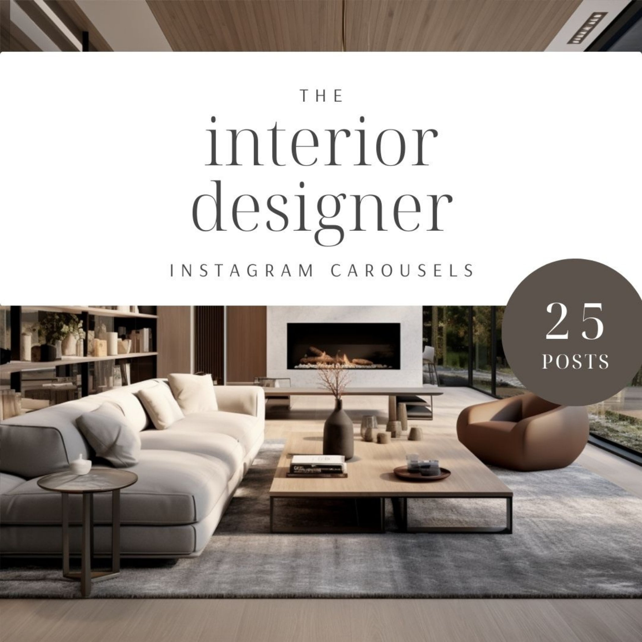 EDITABLE Interior Design Instagram Carousel Posts Canva Template ...