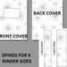 Printable Binder Covers Bundle/printable Pdf/instant Download Digital ...