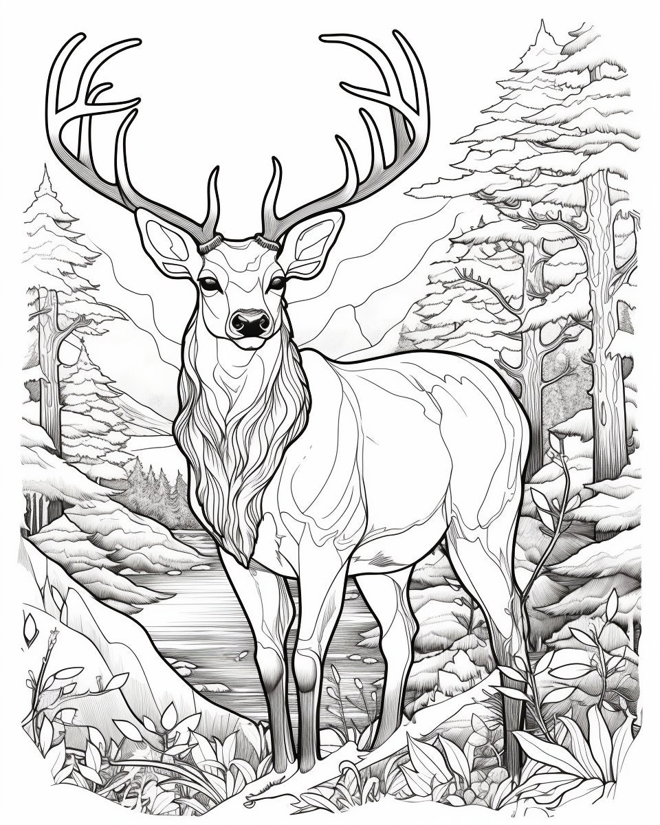 25 Coloring Pages to Enjoy. Fun Digital Art to Expand Your Creativity ...