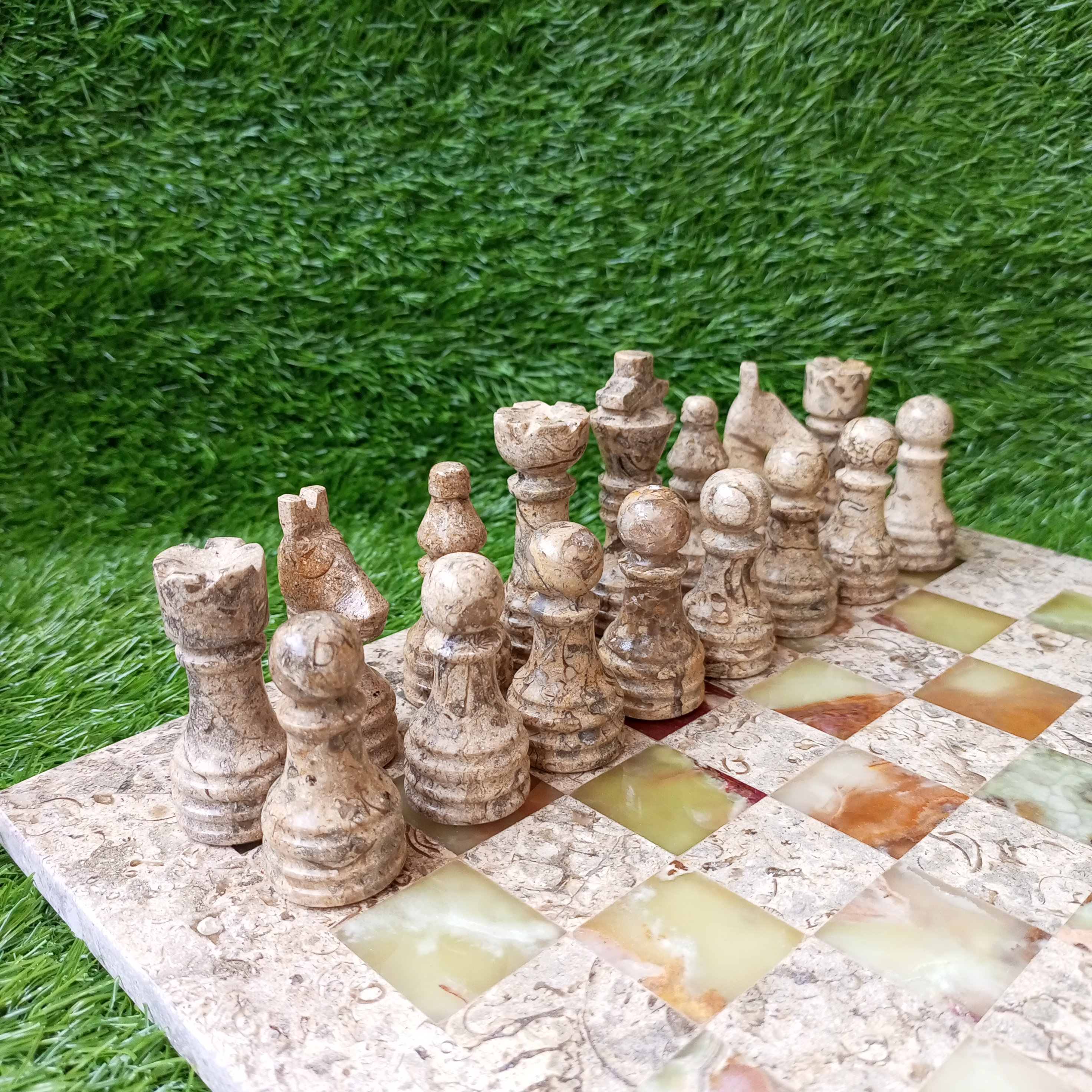 Marble Chess Set Chess Game With Figures 32 Pieces Handmade - Etsy