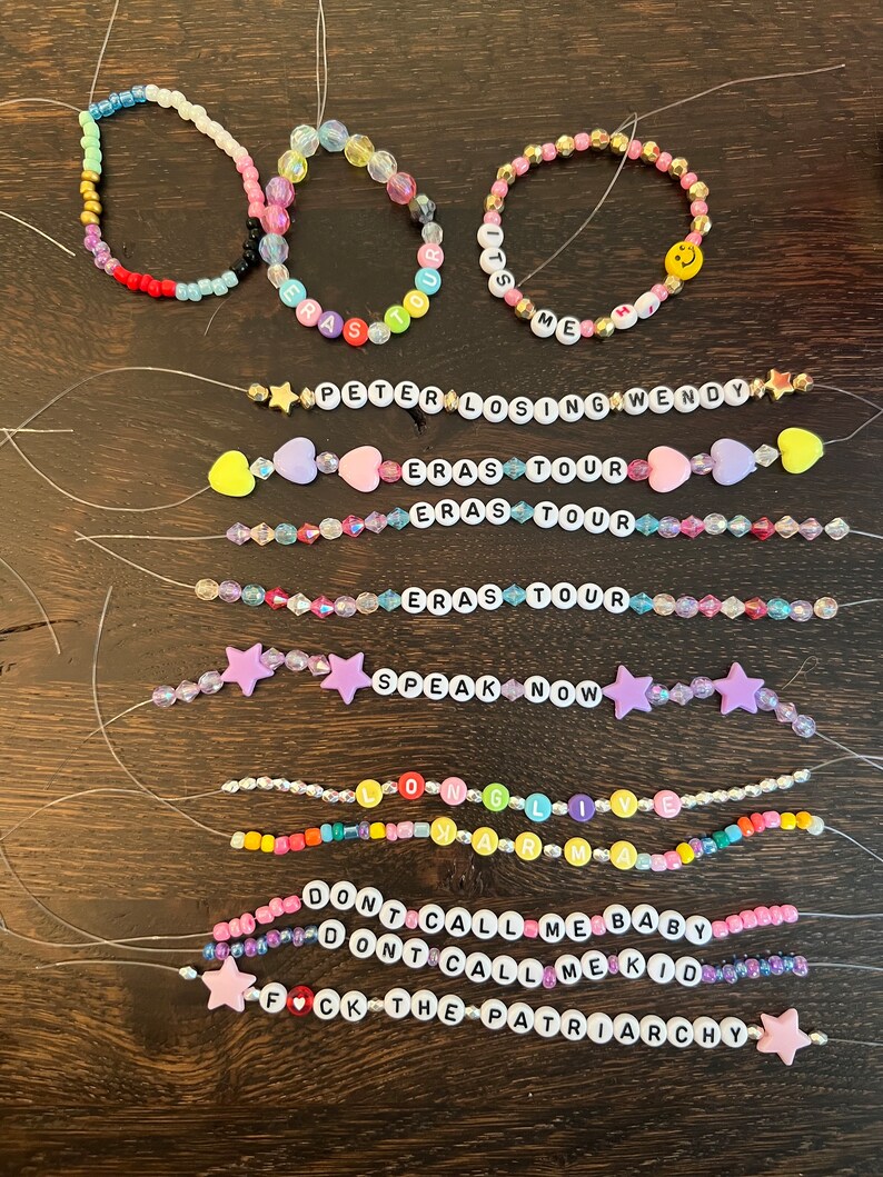 UNIQUE Taylor Swift Bracelets Made by a Swiftie - Etsy