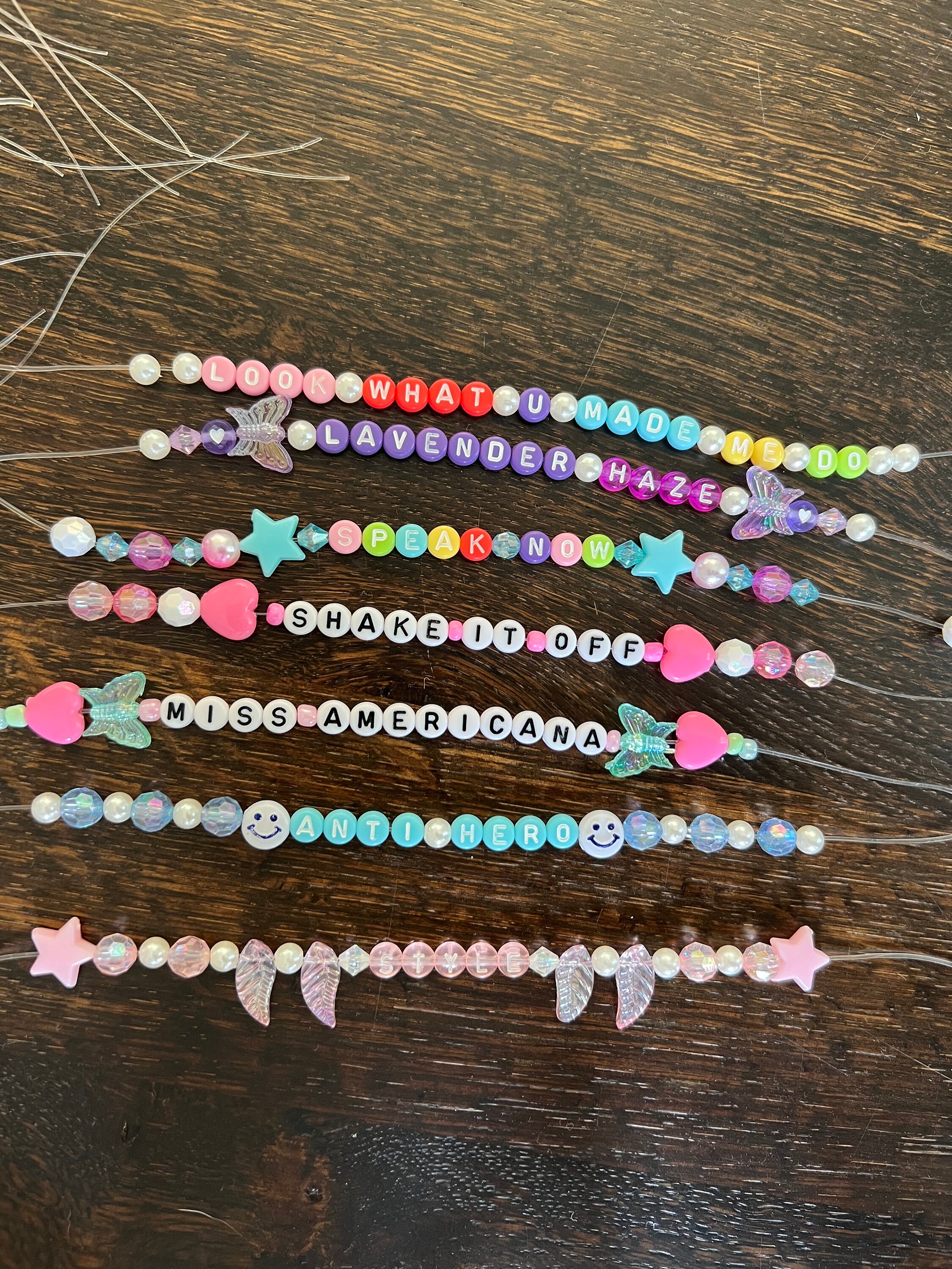 UNIQUE Taylor Swift Bracelets Made by a Swiftie - Etsy