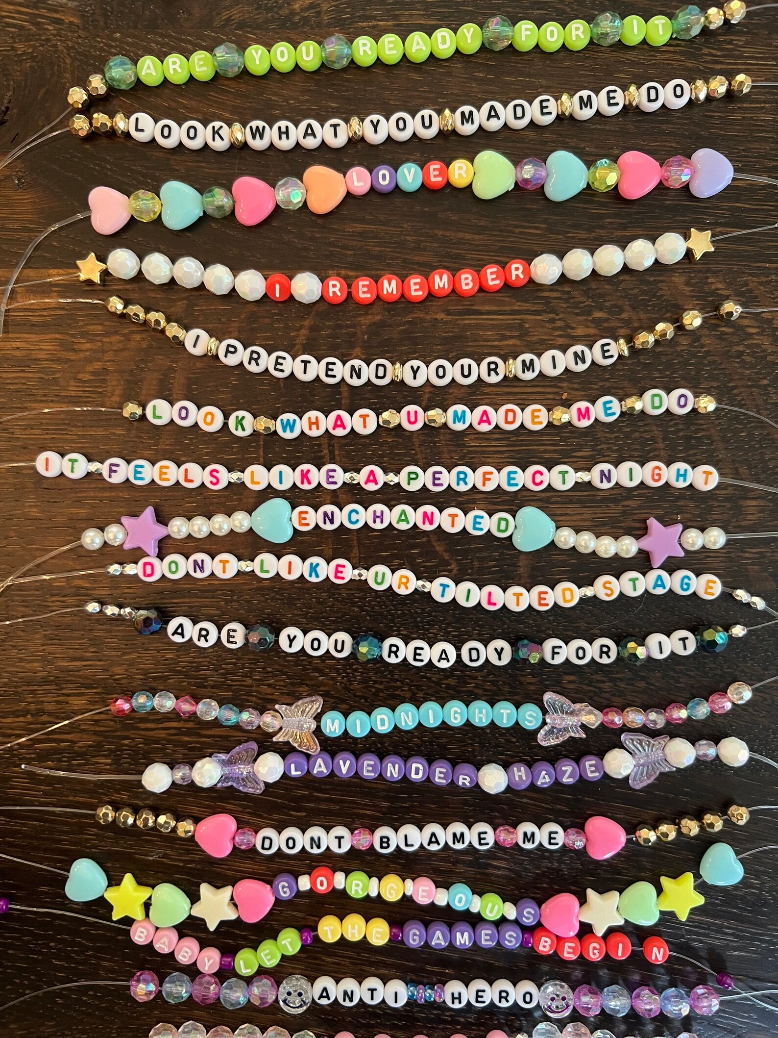 UNIQUE Taylor Swift Bracelets Made by a Swiftie - Etsy