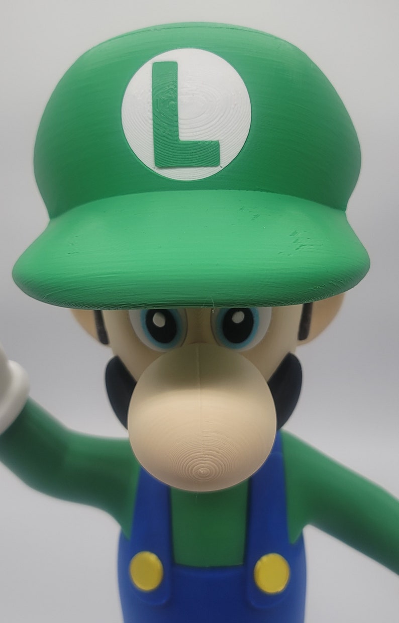 20" 3 D Printed Luigi - Etsy