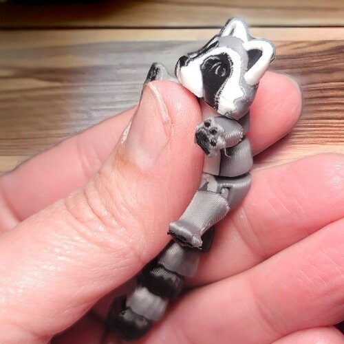 Trash Pandas With Trash Bin 3D Printed. - Etsy