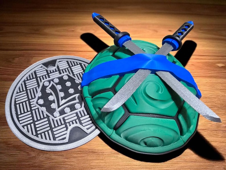 3D Printed Turtle Shell Collectible – Fan Art Inspired Desk Display - Etsy