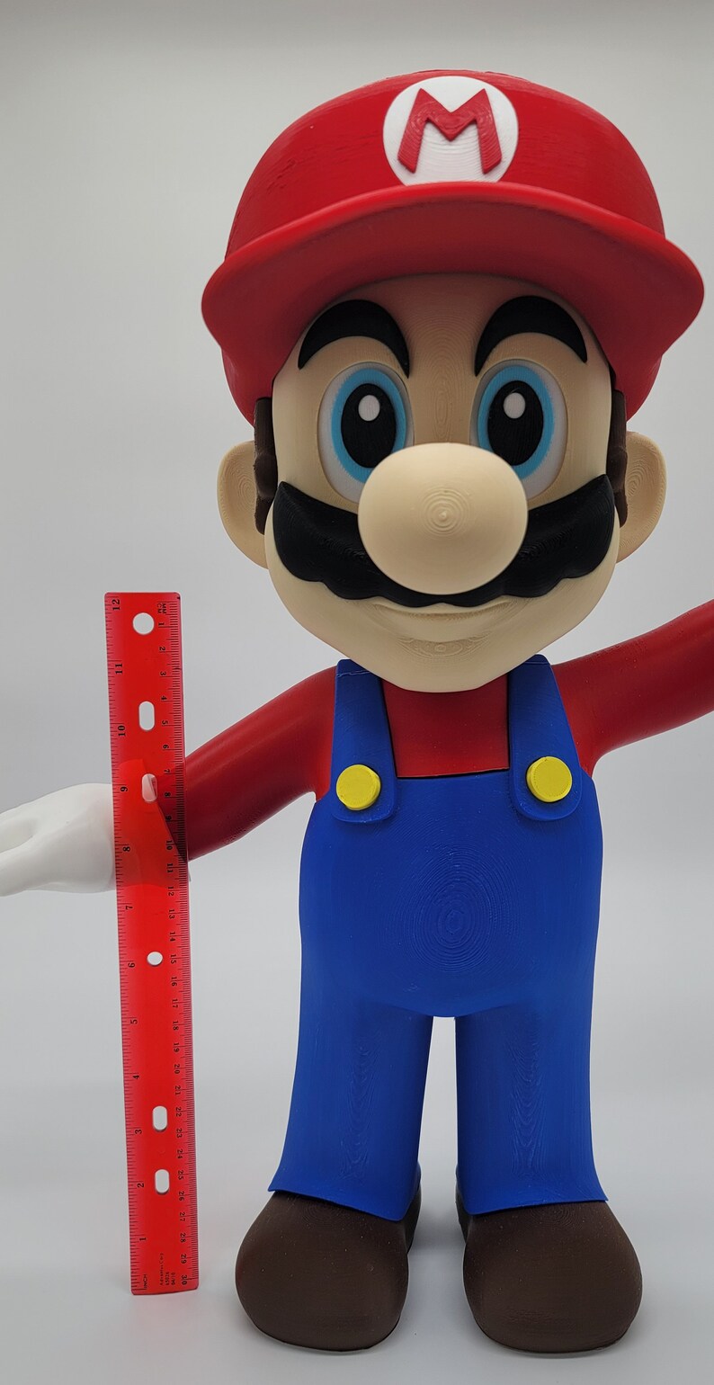 20" 3 D Printed Mario - Etsy